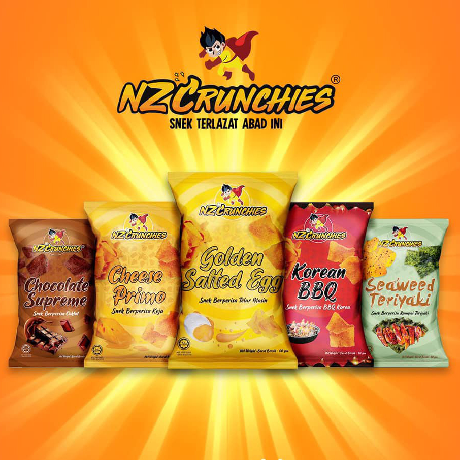 Snack NZ Crunchies Nhập khẩu Malaysia - Qualifoods - Cá hồi, thịt bò ...